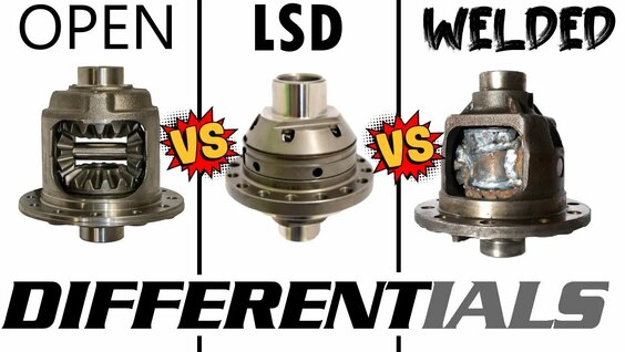 Open Diff Vs Lsd Vs Welded Diff Visually In Depth Explained