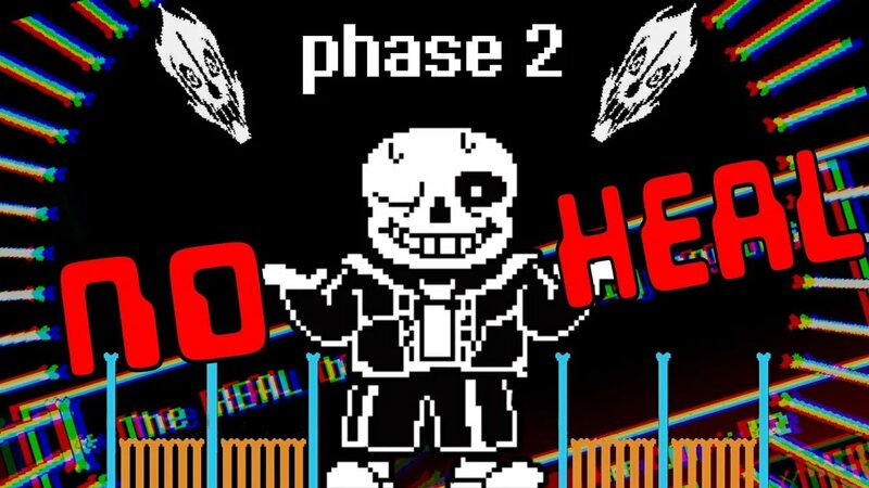 [No Heal] Hardmode Sans by Panthervention - phase 2 (Normal Mode ...