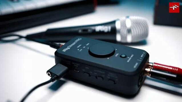 iRig Stream Pro 4-in, 2-out streaming audio interface overview ...