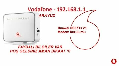Vodafone Modem Arayüzüne Nasıl Girilir - Смотреть онлайн в поиске ...