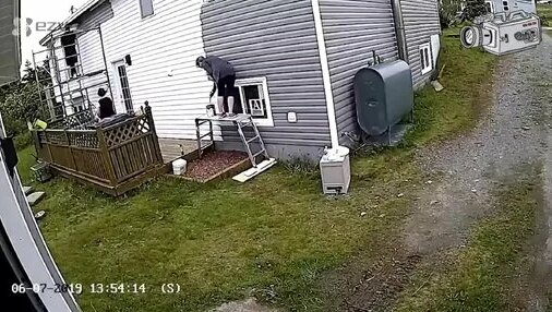 Roommate caught on hidden camera.