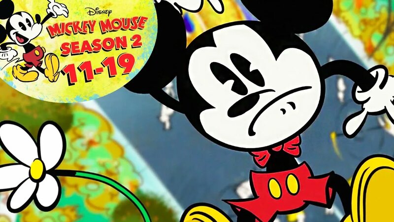 Mickey Mouse Cartoon: Season 2 Episodes 11-19 | Full Shorts Compilation ...