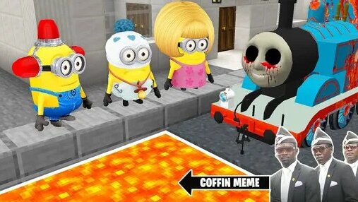 Traps for Thomas THE TANK Engine.EXE from Minions in Minecraft - Coffin ...