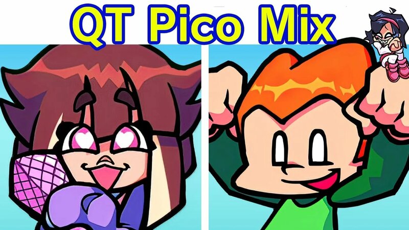 Friday Night Funkin' - VS QT: Rewired Mini Update | Pico Mix (FNF Mod ...