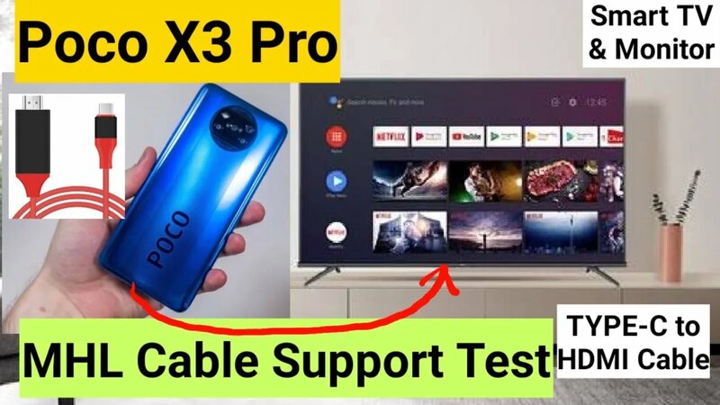 Poco X3 Pro MHL Cable to TV support test - Yandex Video aramada ...