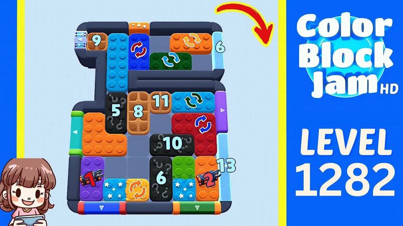 Color Block Jam Level 1282 Solution Walkthrough - Смотреть онлайн в ...