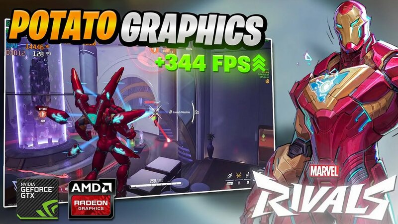 How to get potato graphics in marvel rivals (AMD & nvidia) max FPS + 0 ...
