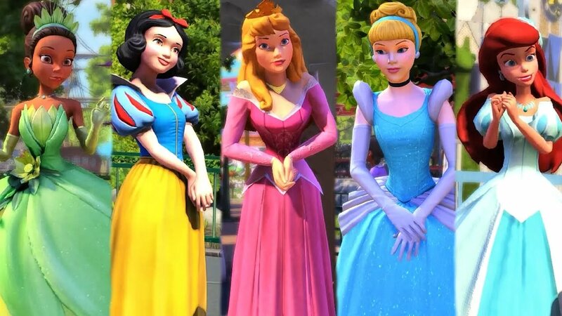 Every Time I Meet Disney Princess in Disneyland (All Disney Characters ...