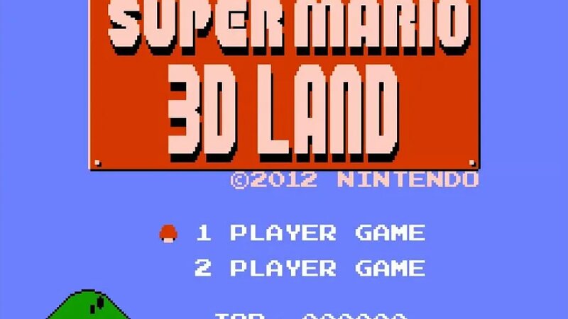 Super Mario 3D Land title screen 8-bit - Смотреть онлайн в поиске ...