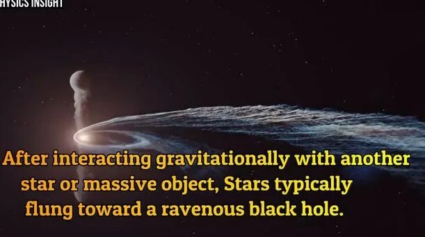 Black Hole Ripping A Star To Shreds || Spaghettification 4K Simulation ...