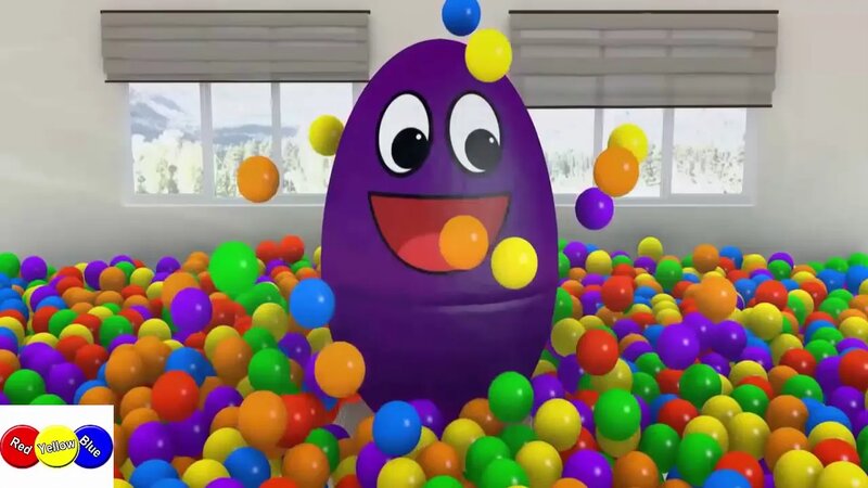 Learn Colors with New Crazy Ball Pit Show 3D for Kids to Giant Surprise ...
