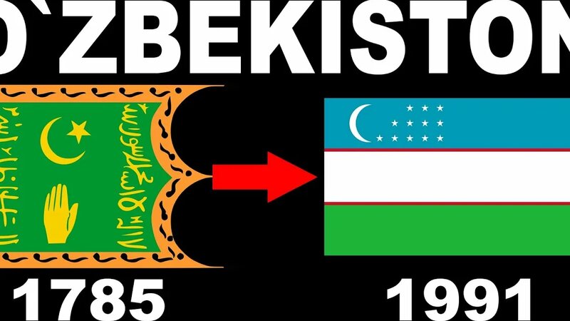 Ozbekiston bayrogi tarixi: тарихий эволюция Ozbekiston Madhiyasi Флаг ...