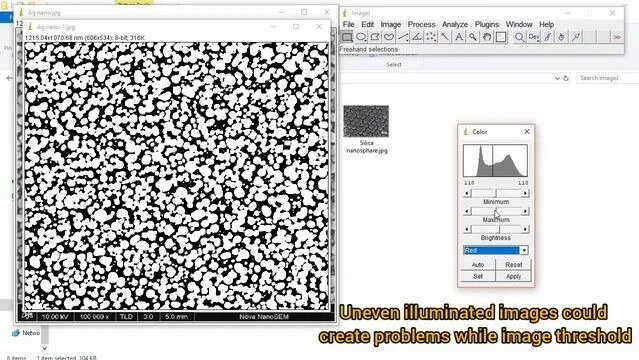 Grain size analysis using ImageJ software for SEM, TEM and AFM images ...