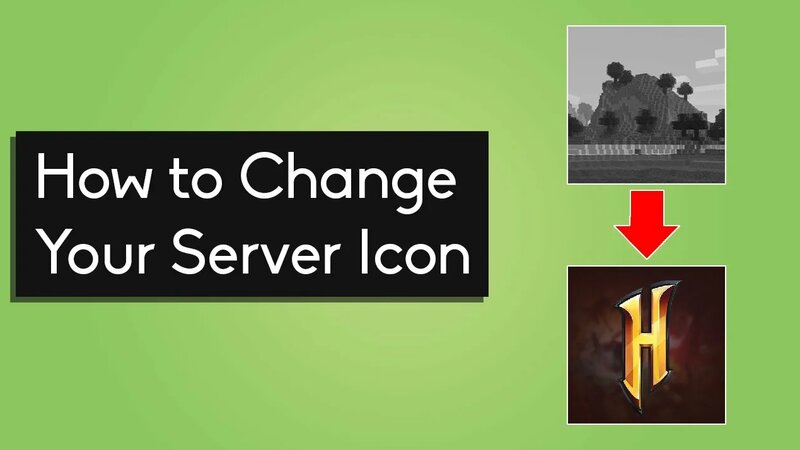 How to Change Your Server Icon Minecraft - (Change Server Photo ...