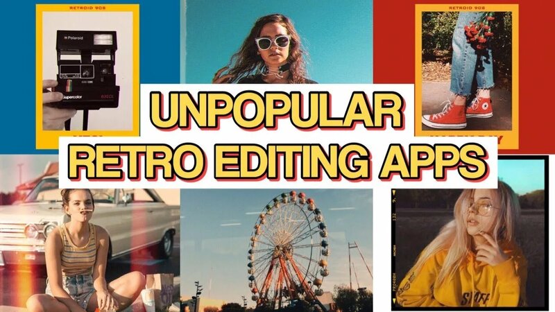 Unpopular Retro Editing APPS // Part 2 (Vintage, Boho, Aesthetic...)