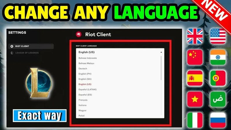 How To Change Language In League Of Legends (New Update) - Yandex Video ...