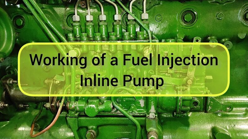 Diesel Inline Fuel Injection Pump | Working of FIP | Complete Fuel ...