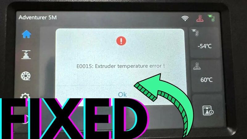 How To Fix Extruder Temperature Error On FlashForge Adventurer 3D ...