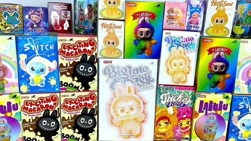 Мега Выпуск Лабуба Blind Box POP MART! Unboxing Labubu Giant Big Into ...