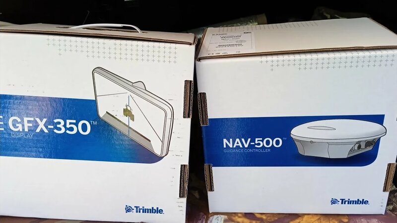 дисплей Trimble GFX-350 с навигационным контроллером приемником NAV-500 ...
