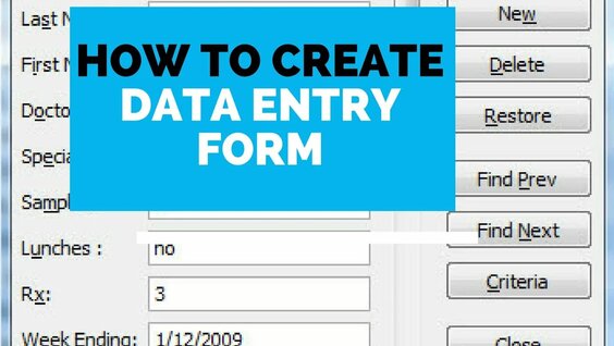 How To Create Data Entry Form In Microsoft Excel EroFound