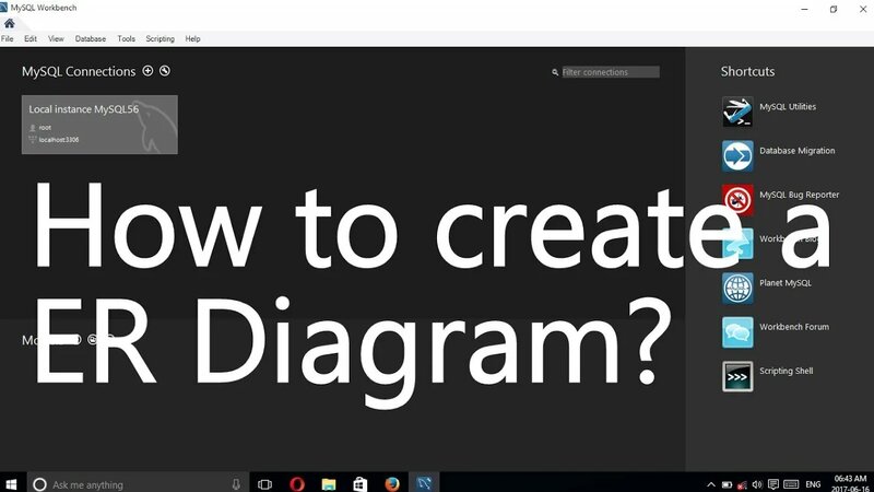 How to create a ER (Entity Relationship) Diagram | MySQL Workbench ...