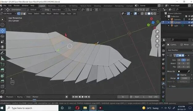 How to make a Stylized Low poly Bird in Blender 2.93 | Blender Beginner ...