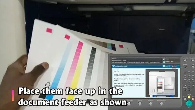 How to do Color Calibration in Xerox Work centre 7835 , 7845 , 7855 ...