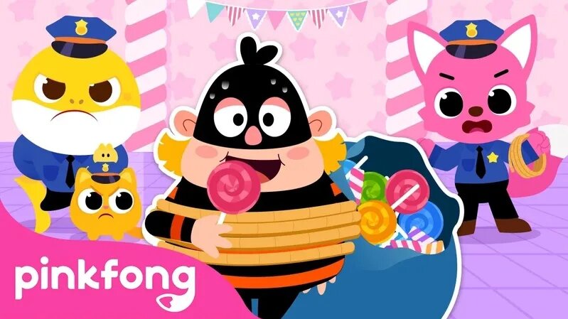 Veo, Veo Candy Thieves | Catch the Thief | Pinkfong the Police ...