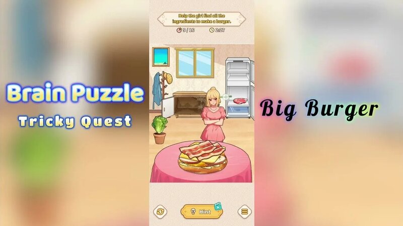 Brain Puzzle Tricky Quest Big Burger Walkthrough | Go Answer - Смотреть ...
