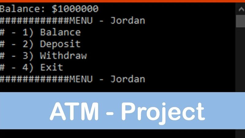 How to build an ATM application using C++ || FOR Beginners 2022 ...