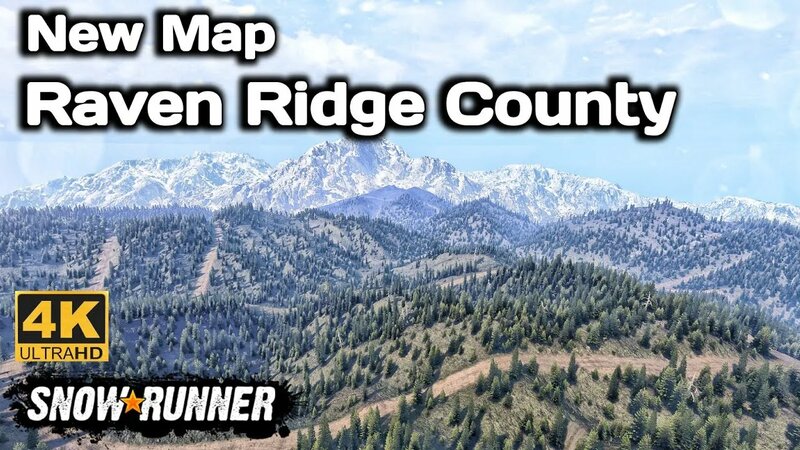 New Map Raven Ridge County In SnowRunner Season 15 #snowrunner #offroad ...