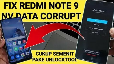 How to Fix Redmi Note 9 merlin NV data is corrupted dengan Unlocktool ...