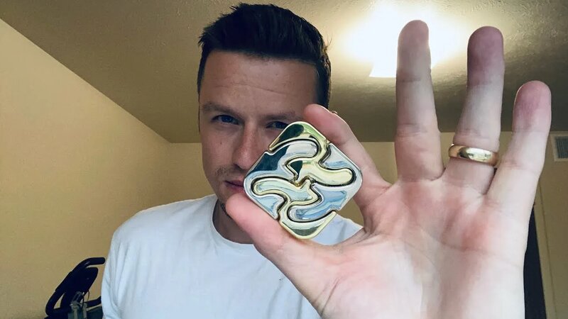 How to Solve the Hanayama Square Puzzle (Level 6 of 6)! - Смотреть ...