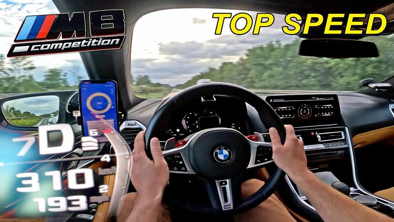 2024 BMW M8 competition // top speed on unlimited autobahn - Yandex ...
