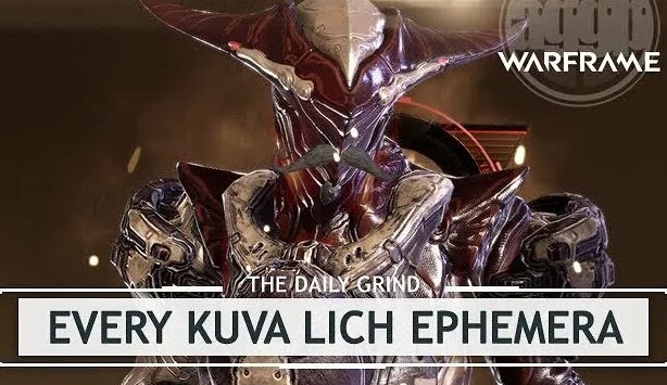 Warframe: Every Kuva Lich Ephemera & Elemental Progenitors ...