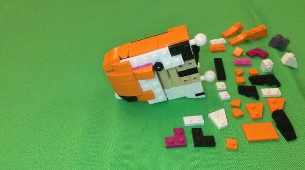 How to build LEGO MOC Bloop from 3-in-1 Majestic Tiger set 31129 ...