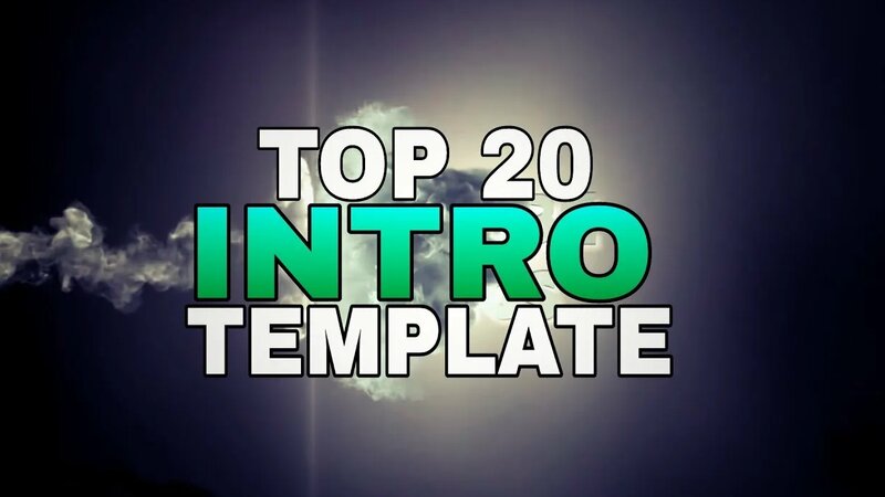 TOP 20 FREE Intro Templates For Youtube | How to make Intro For Youtube ...
