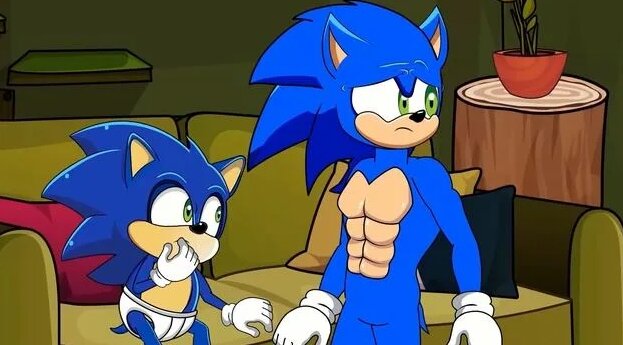 Baby Sonic Turns into A Werewolf?! - Sonic Very Sad Story | Sonic the ...