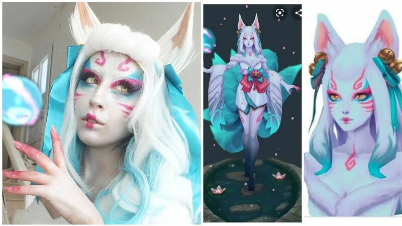 LOL Spirit blossom ahri fox form cosplay | leauge of legends cosplay ...