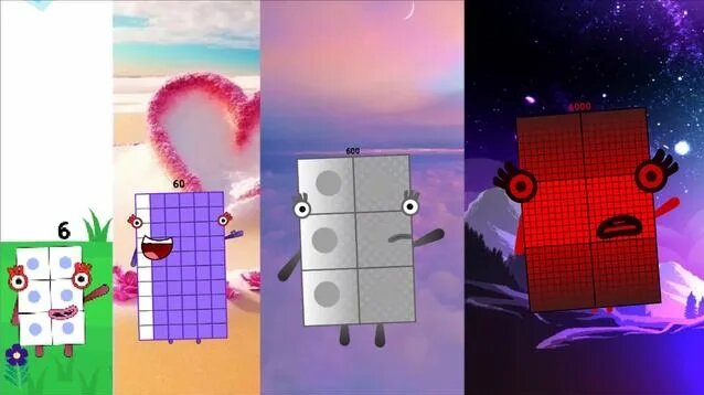 UncannyBlock Band Giga Different But Ones VS Tens VS Hundreds vs ...