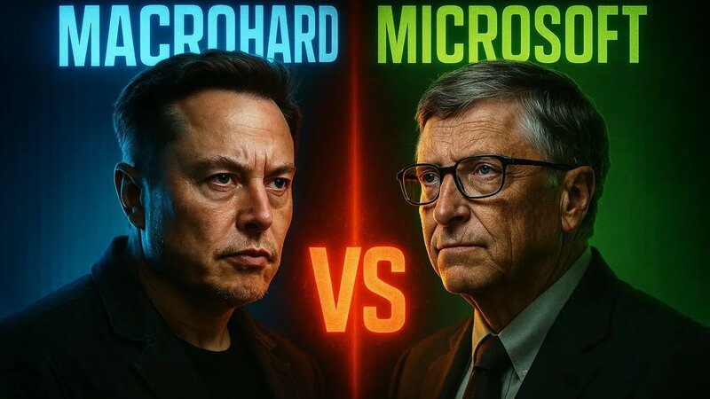 Macrohard vs Microsoft: Elon Musk’s AI Challenge to Bill Gates’ Empire ...