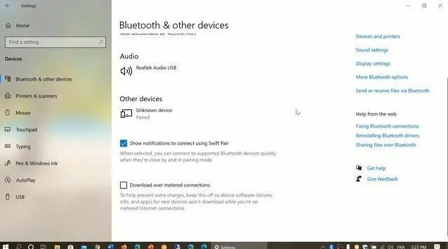 Windows 10 Version 2004 Swift Pair option for Bluetooth makes ...