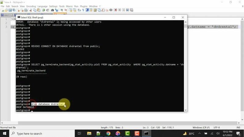 How To Delete or Drop PostgreSQL Database Using pgAdmin And SQL Shell ...