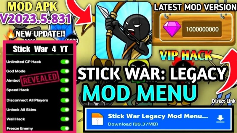 Stick War: Legacy Mod Menu 2025 - New Mode Stick Figure Unleash ...