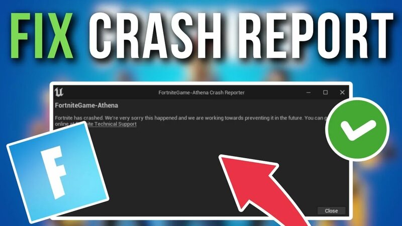 How To Fix Fortnite Crash Reporter - Fortnite Has Crashed Error ...