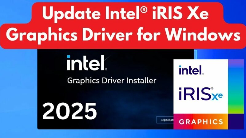 How to update Intel iris Xe Graphics Driver | download intel iris xe ...