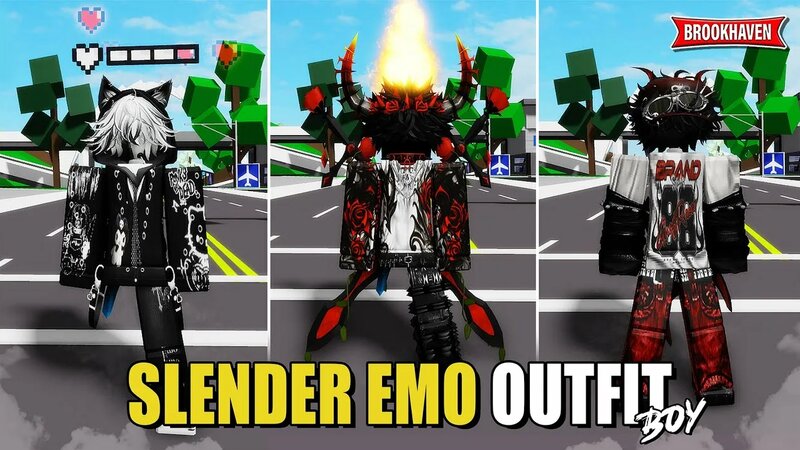 Outfit Slender EMO Untuk Cowok Di Brookhaven ID/Codes - Roblox Part 24 ...