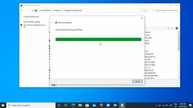 How to Fix .Net Framework 3.5 Error 0x800f0945, 0x800f081f, 0x80070424 ...