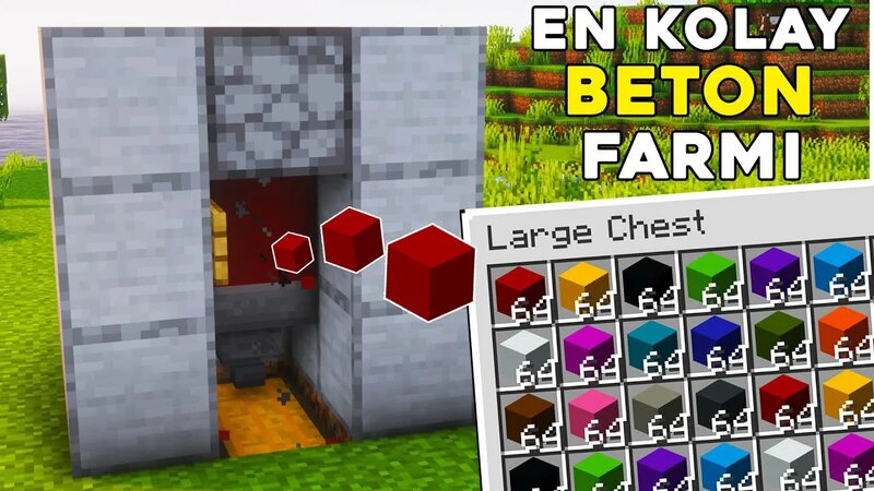 EASY-TO-Build Concrete Machine!! Minecraft: How to Build a Concrete ...